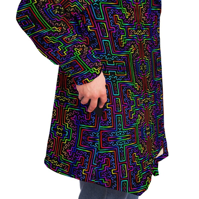 Prismatic Overlay Micro Fleece Cloak - Etsy