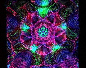 Uv reactive fabric | Etsy