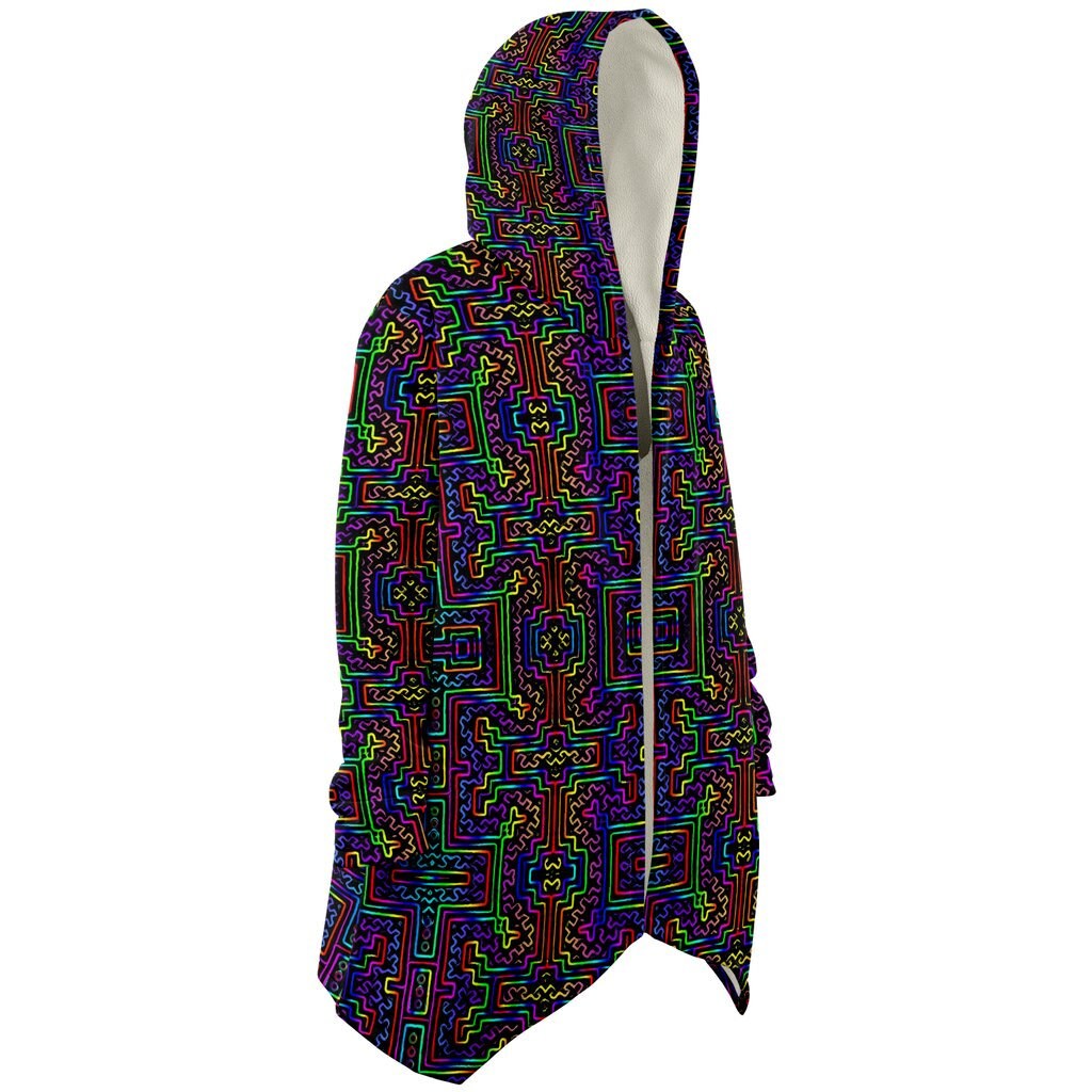 Prismatic Overlay Micro Fleece Cloak - Etsy