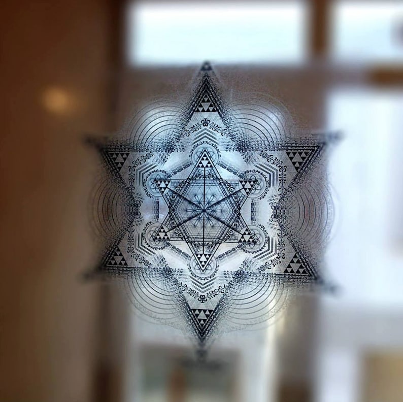 Transparent Sacred Geometry Sticker Pack 10 Stickers - Etsy