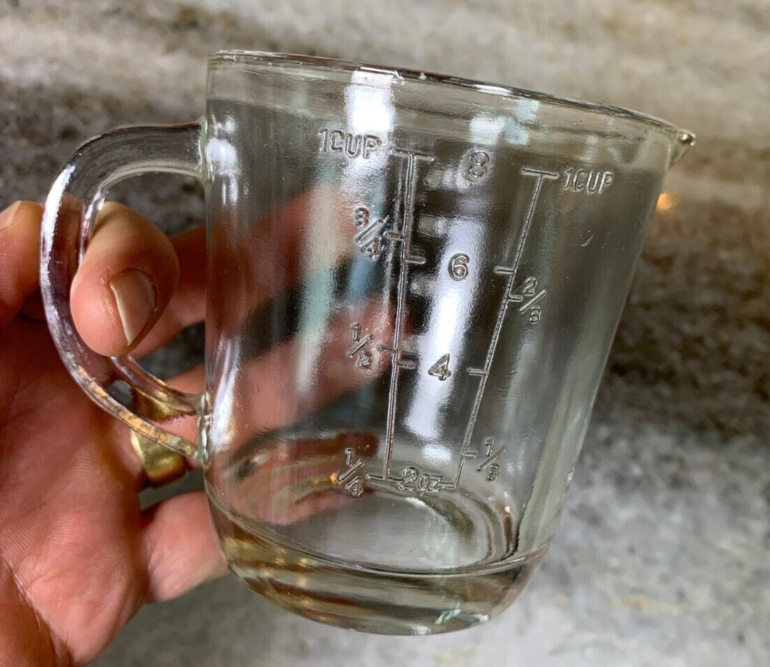 Antique Raised, Physical, Embossed Letters & Numbers 1 Cup Oz Ml ...