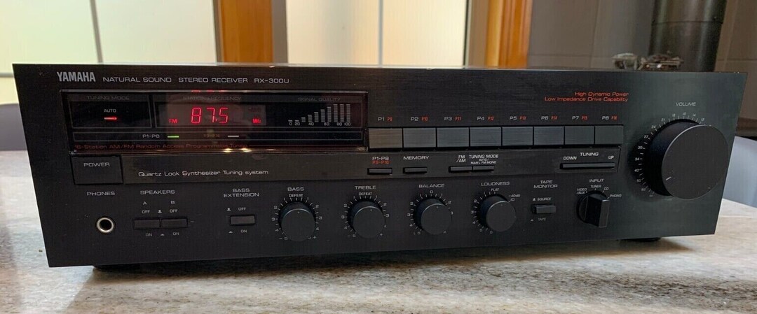 Vintage 1980s 80s Red Lcd Stereo Reciever Receiver Made in Japan W ...