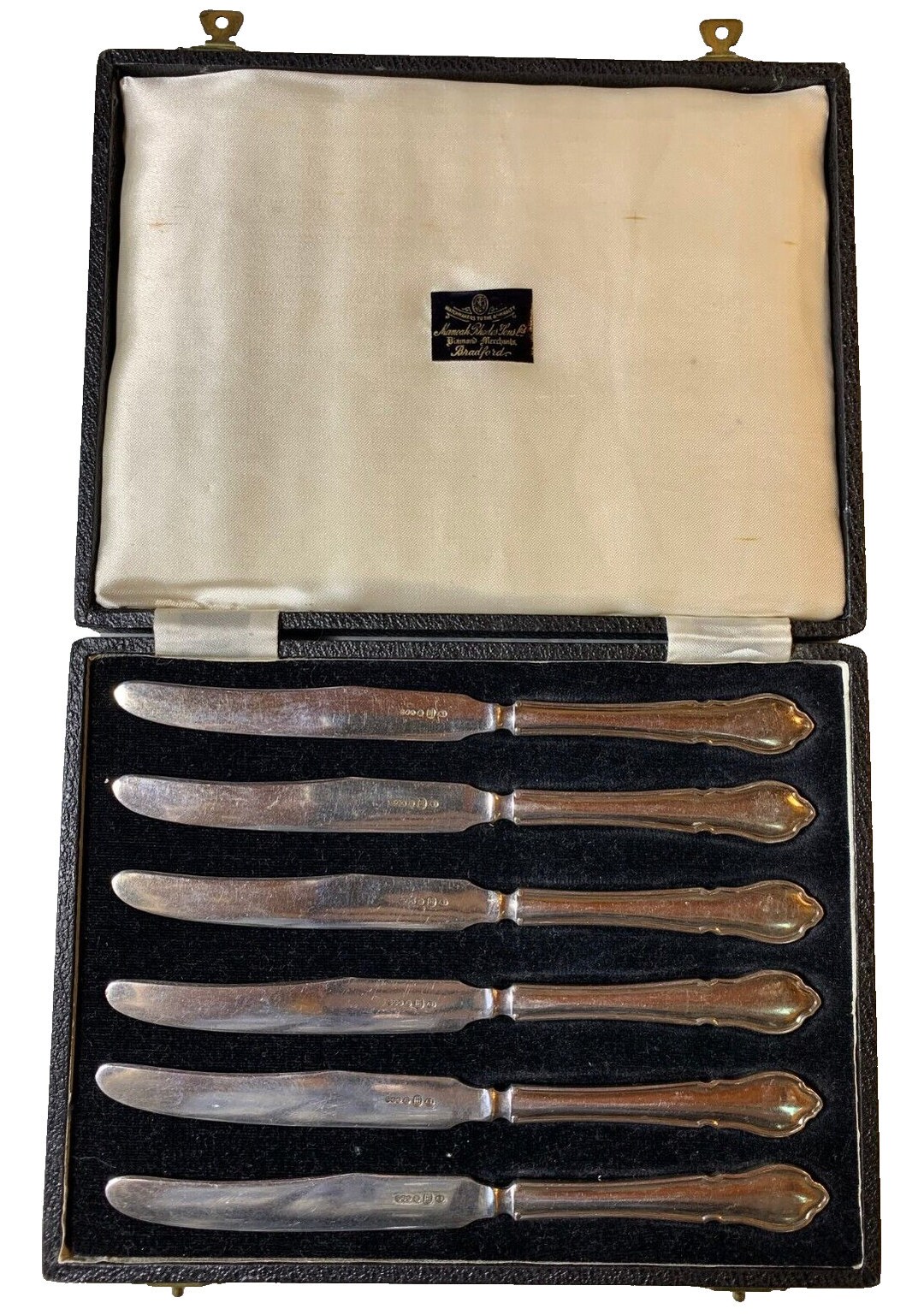 Antique Ornate British English Tea Knives Knife Flatware Silverware ...