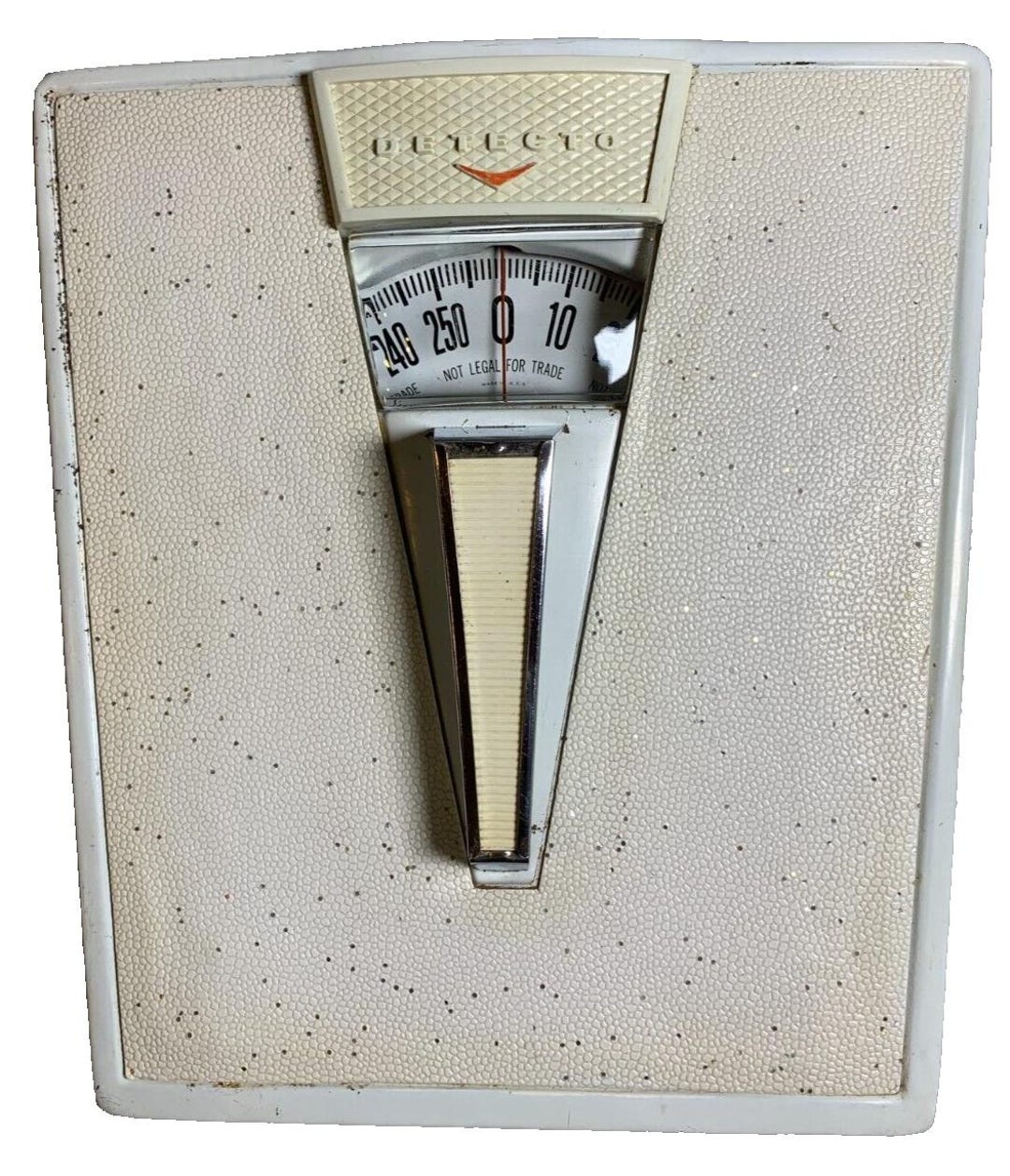 Antique Detecto Bathroom Scale Mid Century 1950s Metal Glass Sparkles ...
