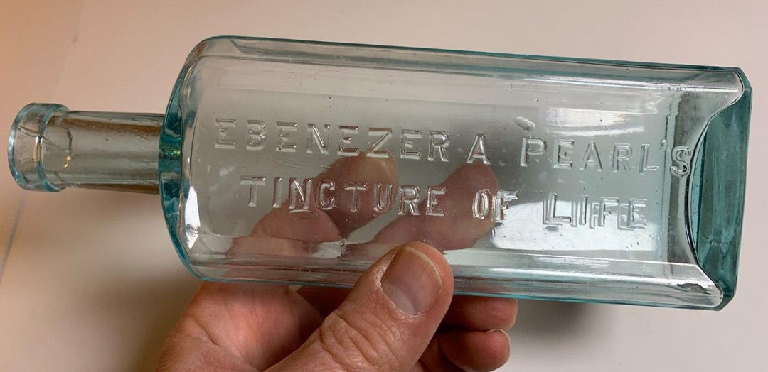 Rare Antique Bottle Ebenezer's Tincture of Life Springfield Massachusetts Quack - Etsy