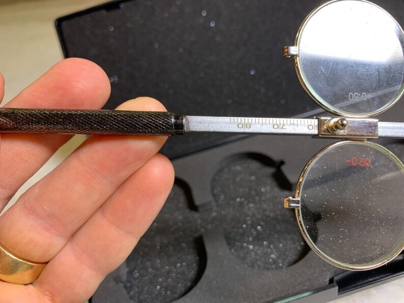 Optometry Optometrist Lens Lenses Glass - .50 and + .50 Tool Guage ...