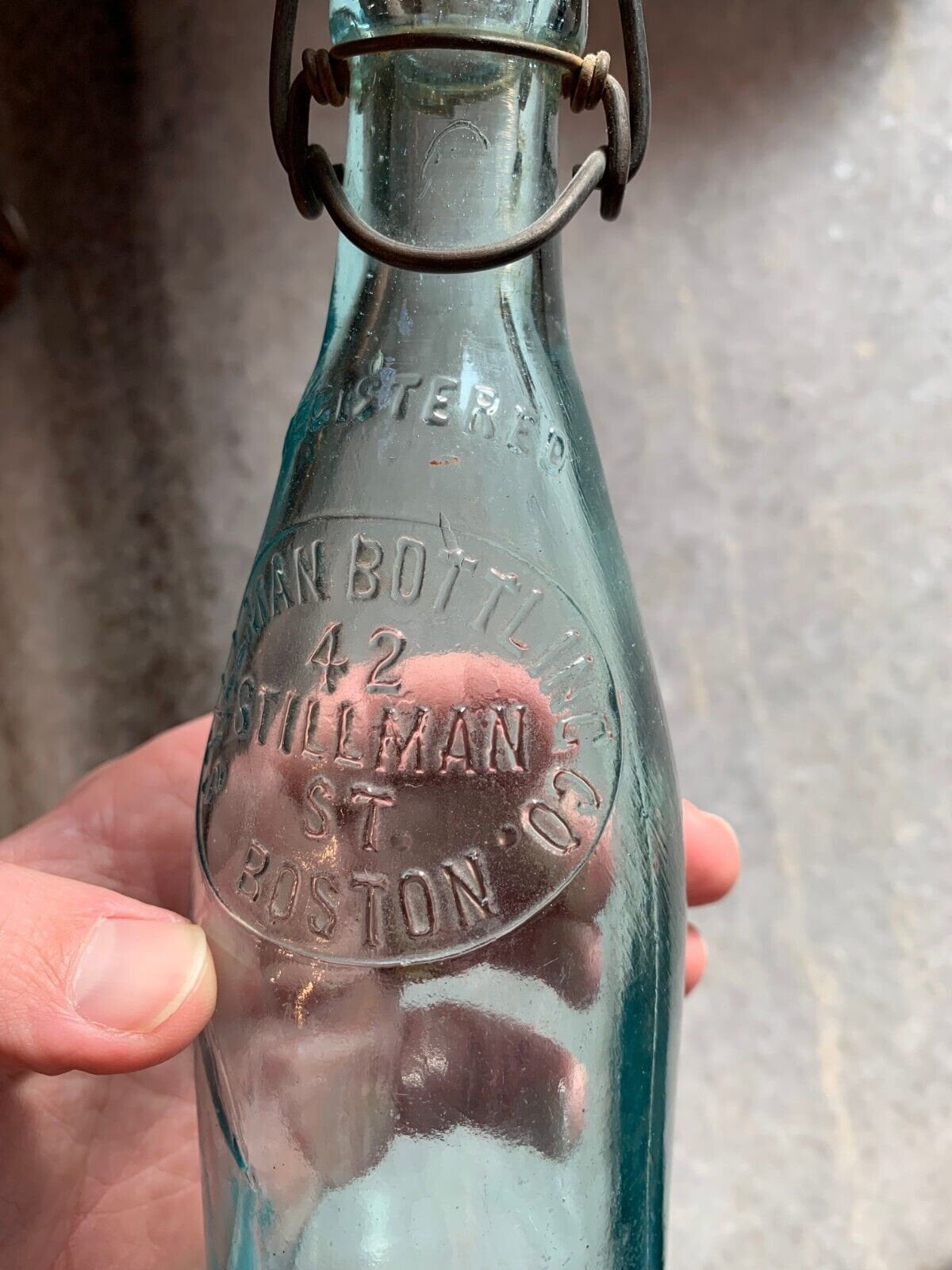 Antique Blob Top Bottle Stillman Bottling Co 42 Stillman St Boston ...