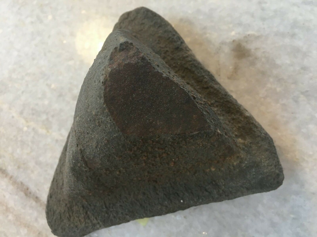 Strange/unique Unidentified Pond-found Wood-mill Triangular-pyramid ...
