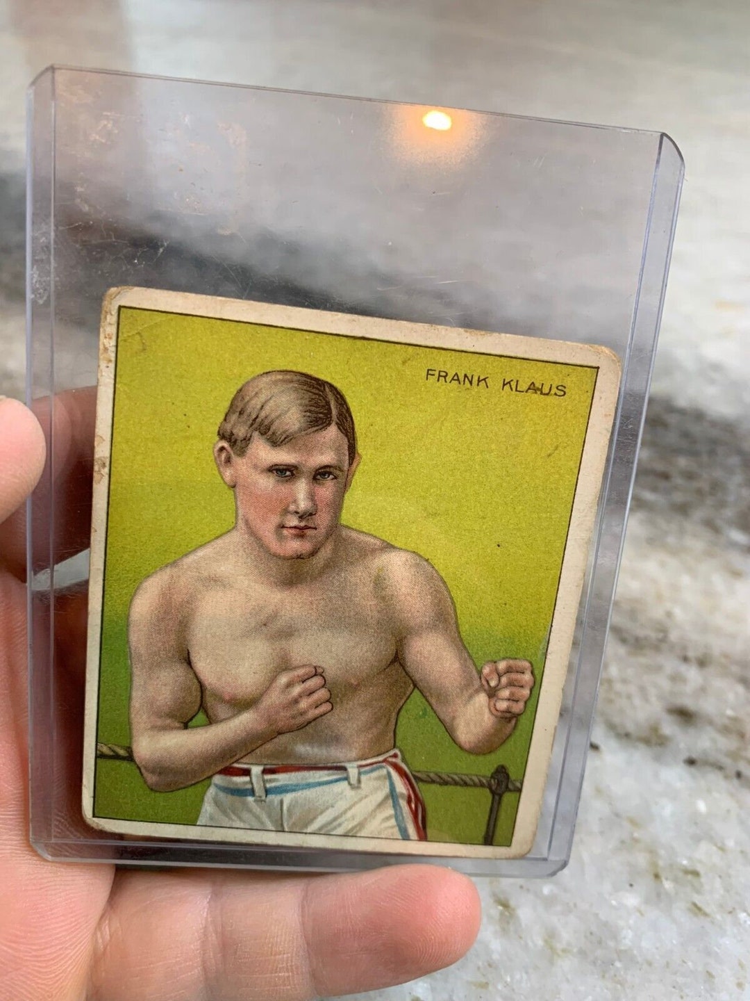 Rare Victorian Frank Klaus Early Boxing Trading Card Pittsburgh Pa ...