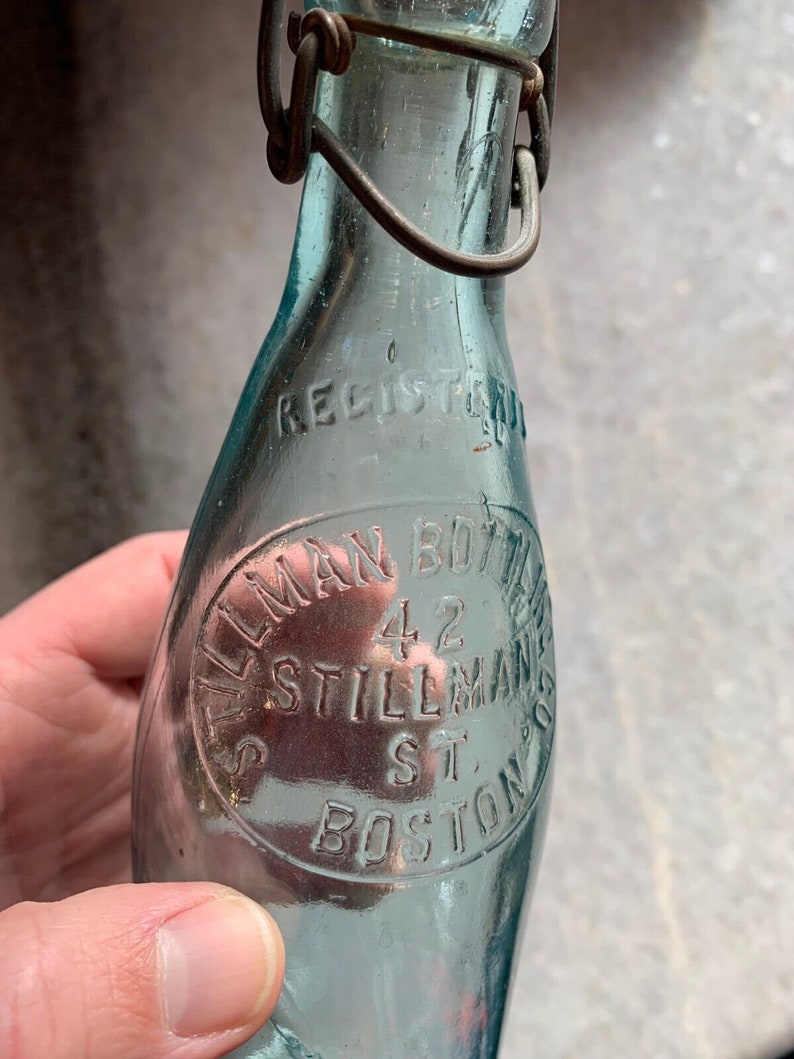 Antique Blob Top Bottle Stillman Bottling Co 42 Stillman St Boston ...