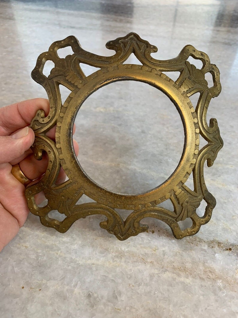 Massive 8, Antique, Crystal Ball W/ornate Floral, Victorian, Finely ...