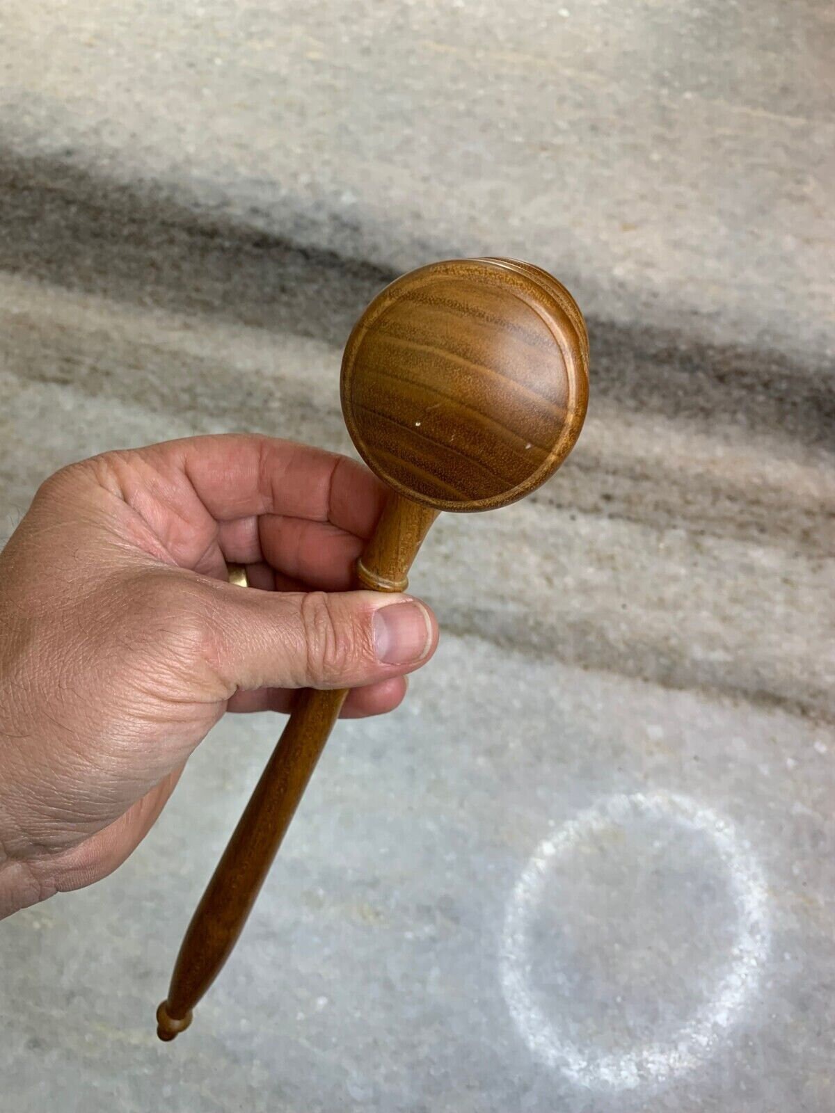 Vintage Hardwood/wood/wooden/copper Ornate/fine Judge/lawyer/president ...