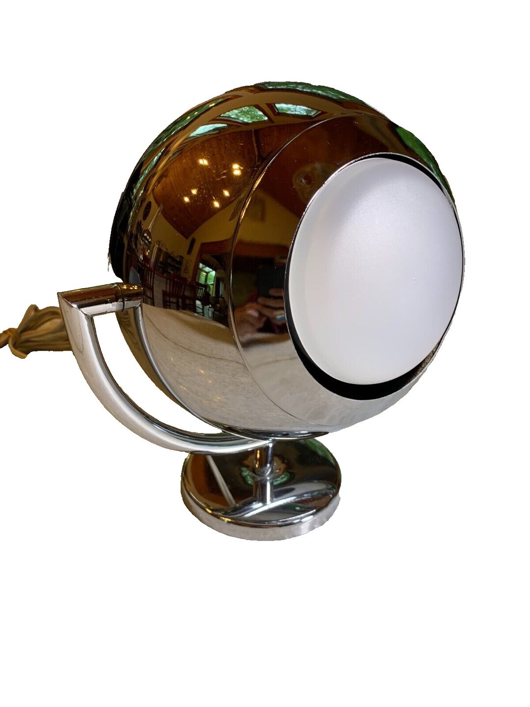Vintage Mid Century 50s 60s Chrome Spot Light Lamp Magnetic Atomic ...