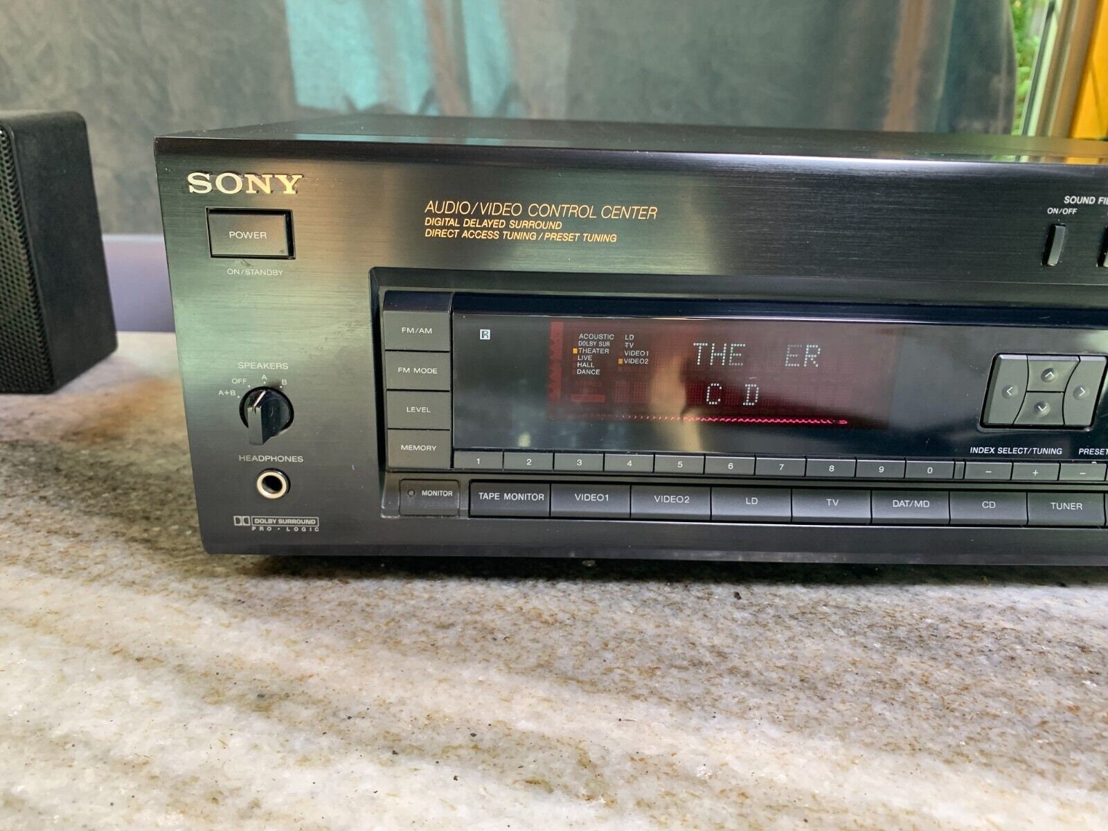 Vintage 1990s 90s Sony Str-d715 Stereo Receiver Reciever 100 Watts ...