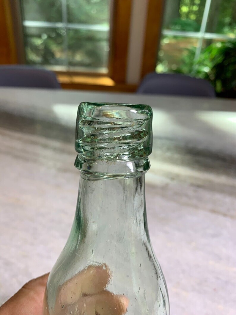 Rare Antique Internal Screw Top Embossed Bottle R Hurley & Sons Newport ...