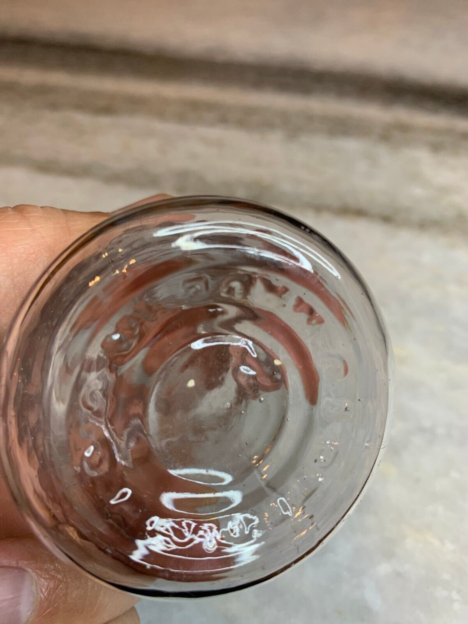 Vintage Glass Inkwell Jar at Allan Sturtz blog