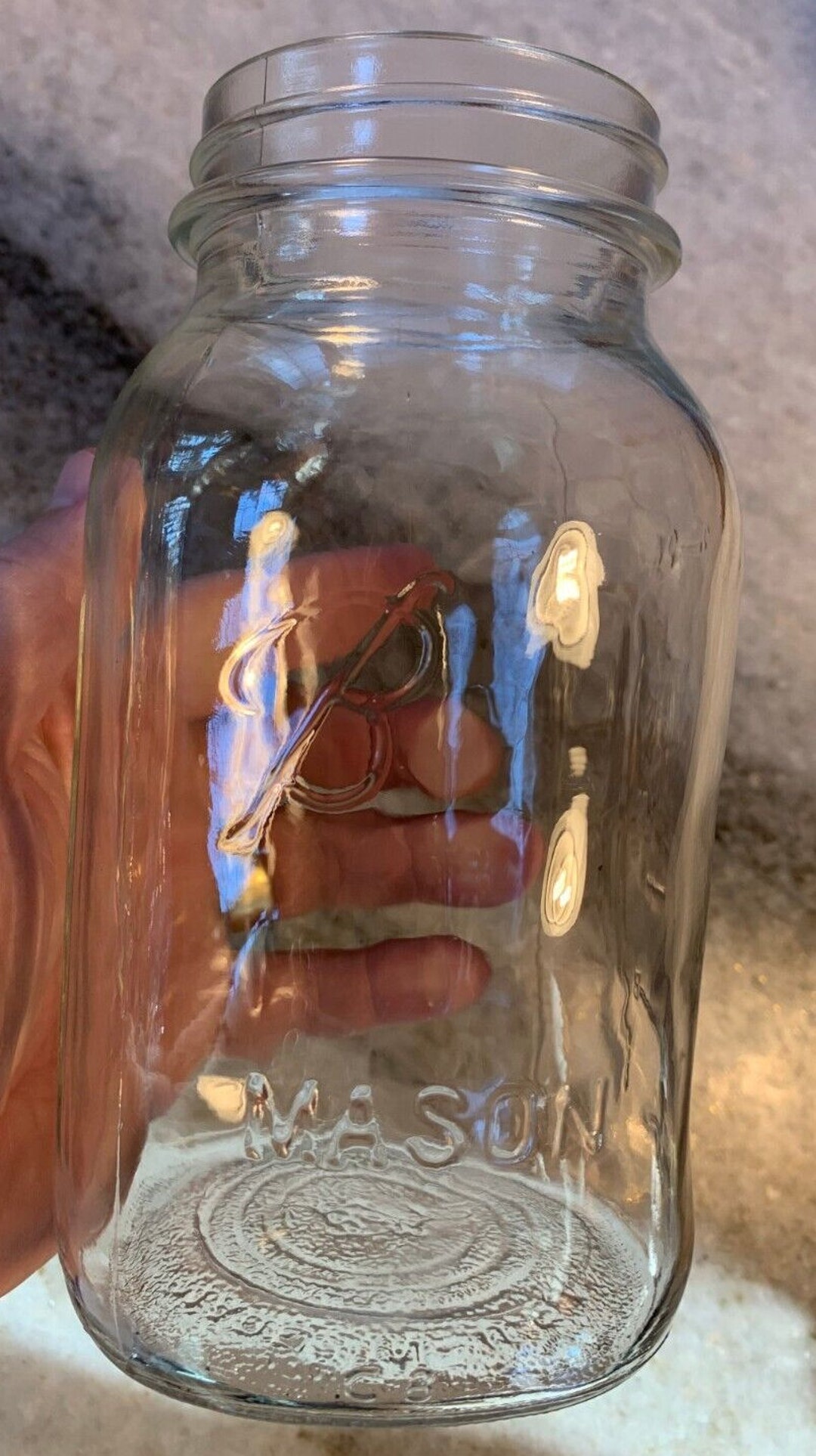 Rare Ball Mason Jar Misprint / Misprinted / Error "b" Letter Only, Holy ...