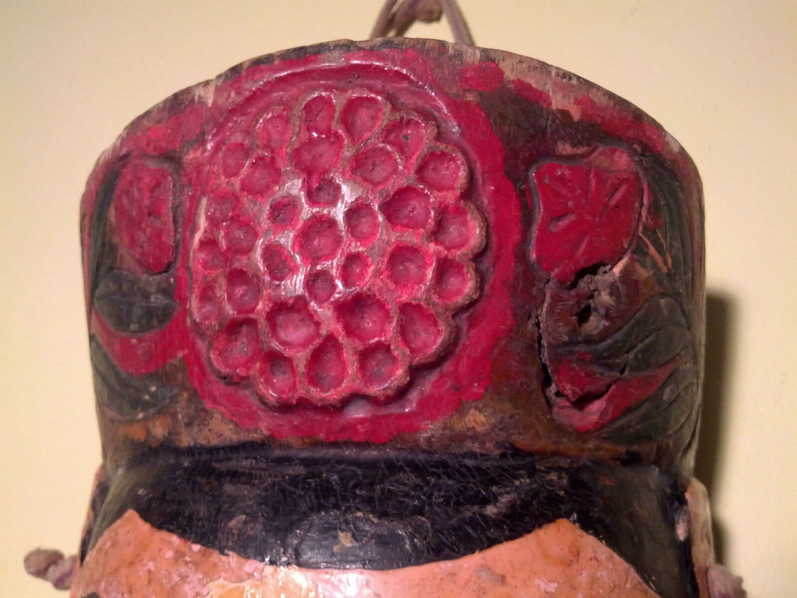 Antique Maonan Nuo Chinese Mask Used in Agricultural Dances Ca1930s Sw ...