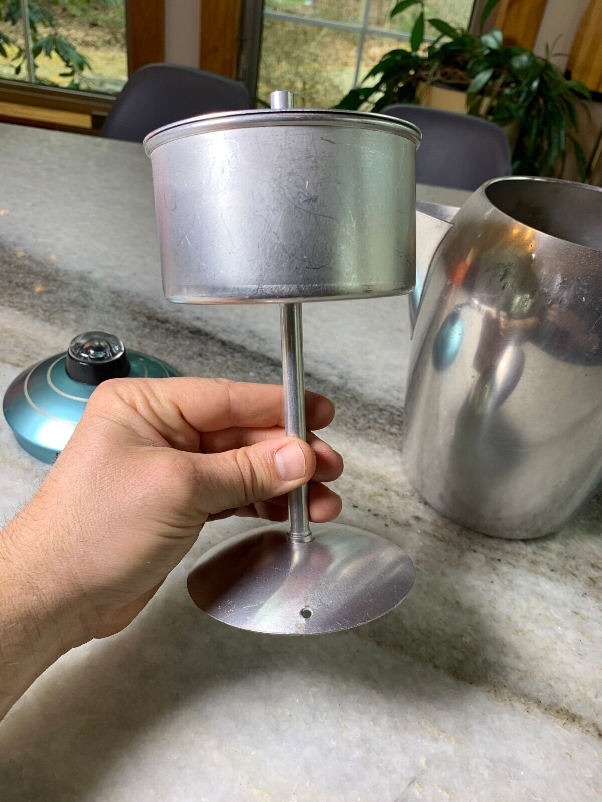 Antique Vintage Wear-ware Wearware Perculator Percolator Kettle ...