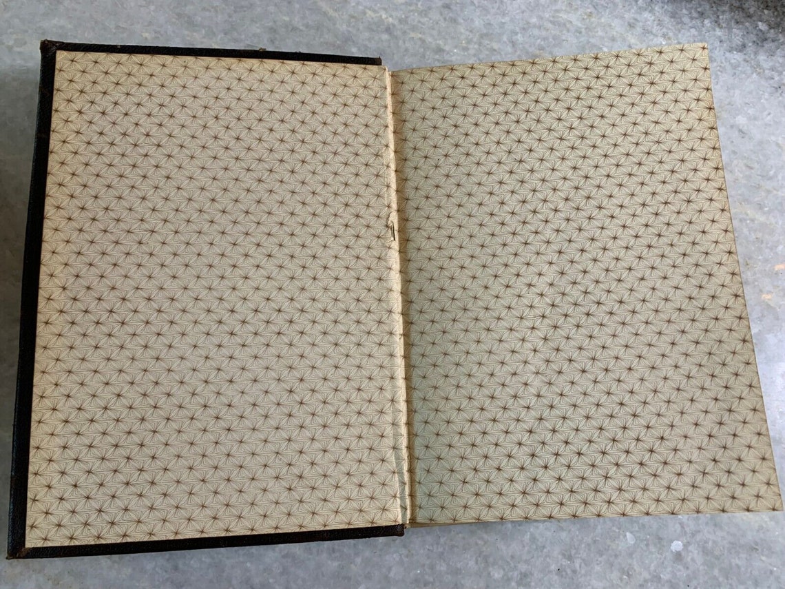 Antique Leather Gilded Gilt Perfect Jewels Balch Ornate Embossed ...
