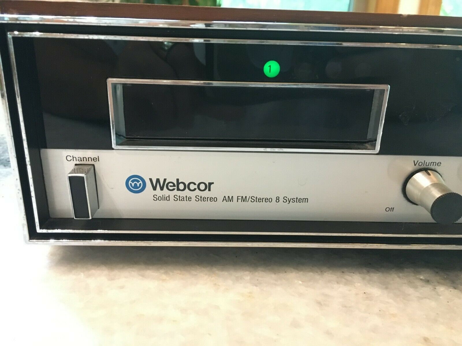 Vintage Made in Japan Webcor 350 8-track eight Am/fm Stereo Receiver W ...