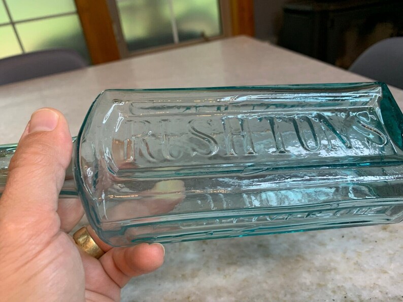 Rare: Aqua Panel Applied Top Rushton's Cod Liver Oil New York Medicine ...