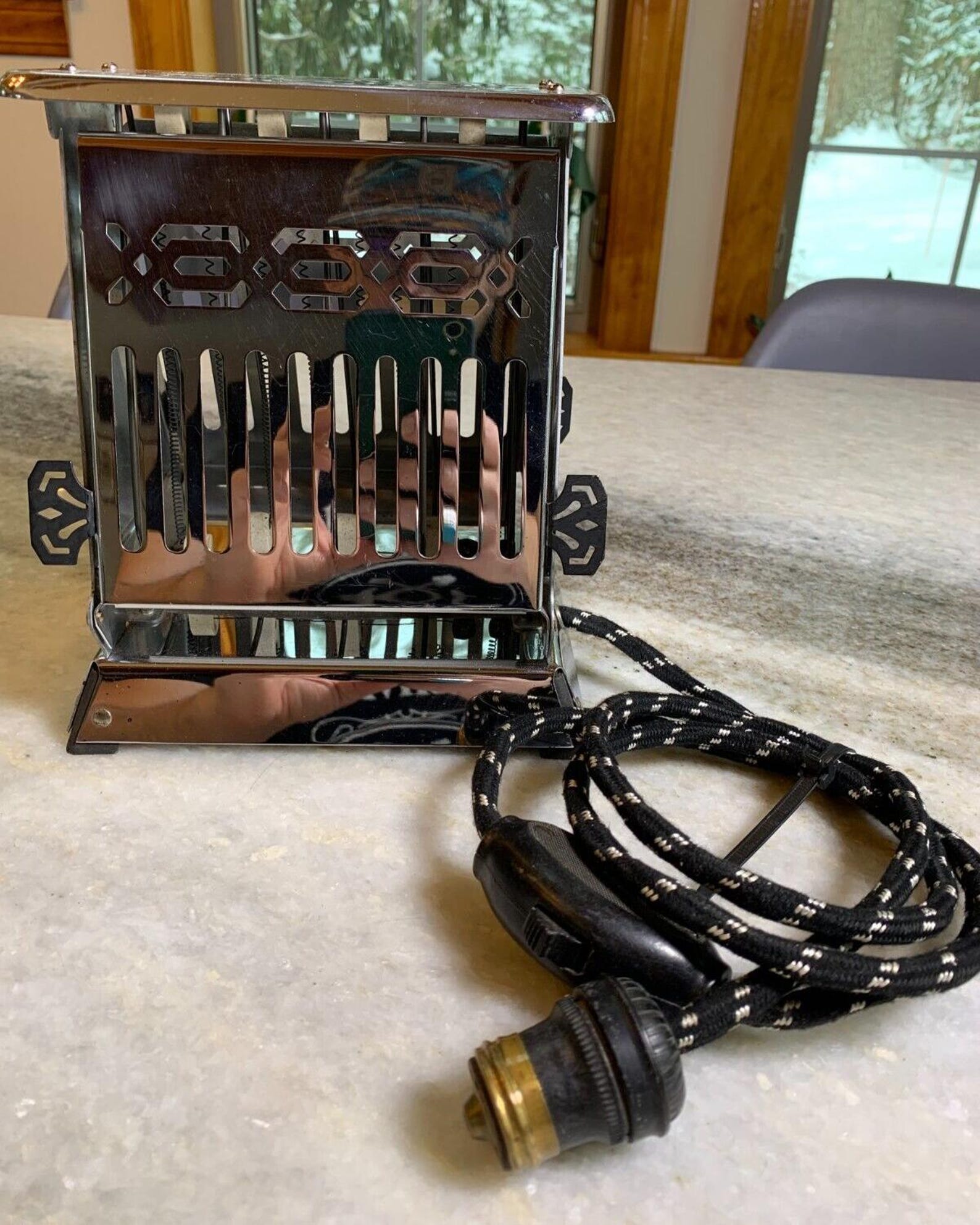 Antique Ge General Electric Hotpoint Hot Point Toaster A-33 159t25 L ...