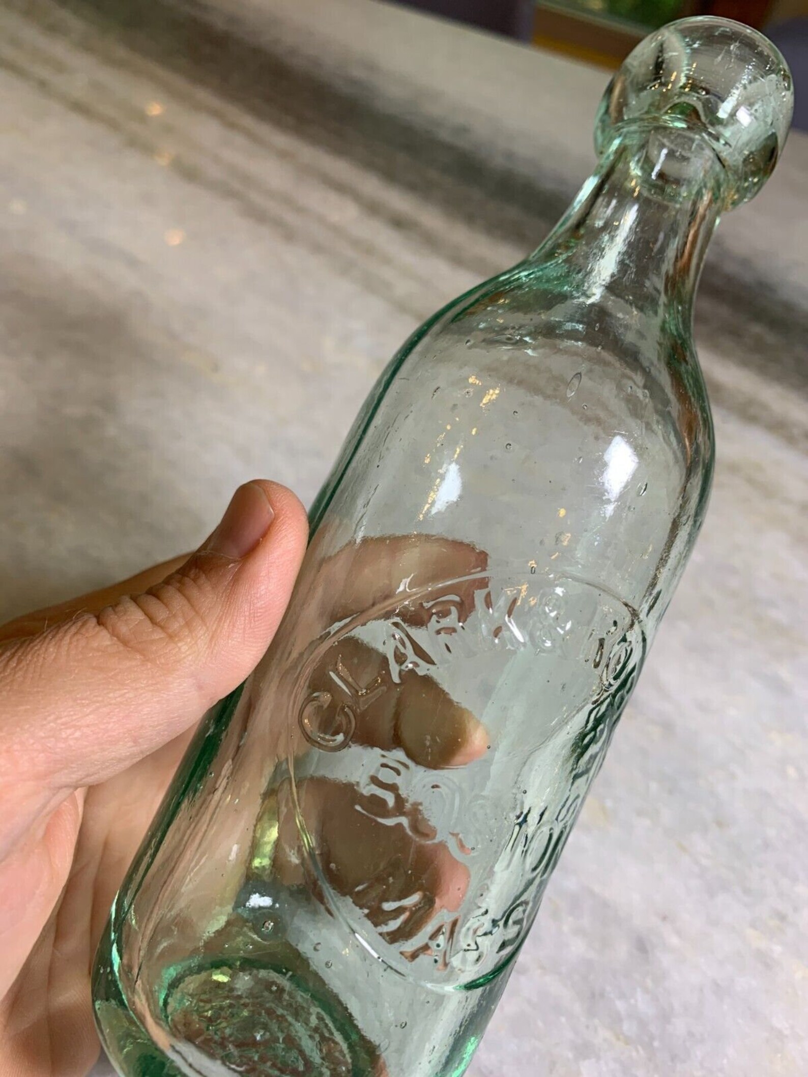 Antique Blob Top Clark & Roberts Beer Bottle Boston Ma | Quandt Brewing ...