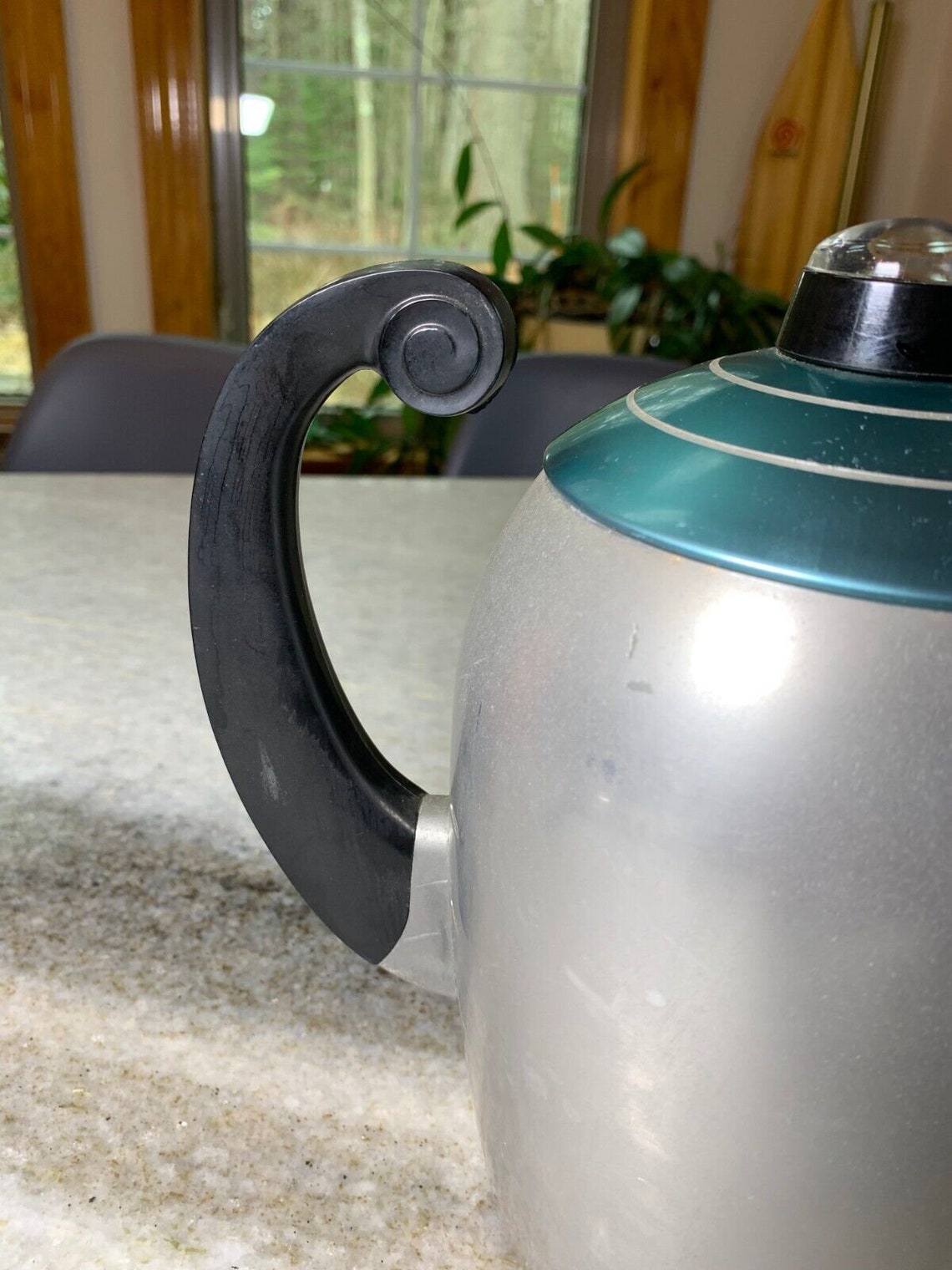 Antique Vintage Wear-ware Wearware Perculator Percolator Kettle ...