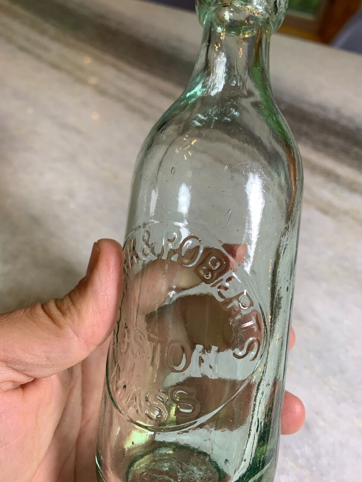 Antique Blob Top Clark & Roberts Beer Bottle Boston Ma | Quandt Brewing ...