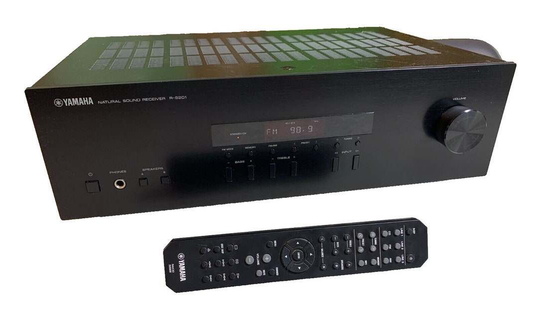 Yamaha R-s201 Rs201 Stereo Reciever Receiver W Oem Remote 100 Watts ...