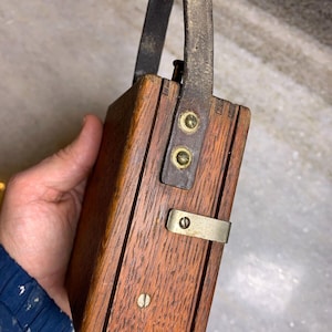 Rare Antique Oak Wood Wooden Western Electric Telephone Phone Line ...