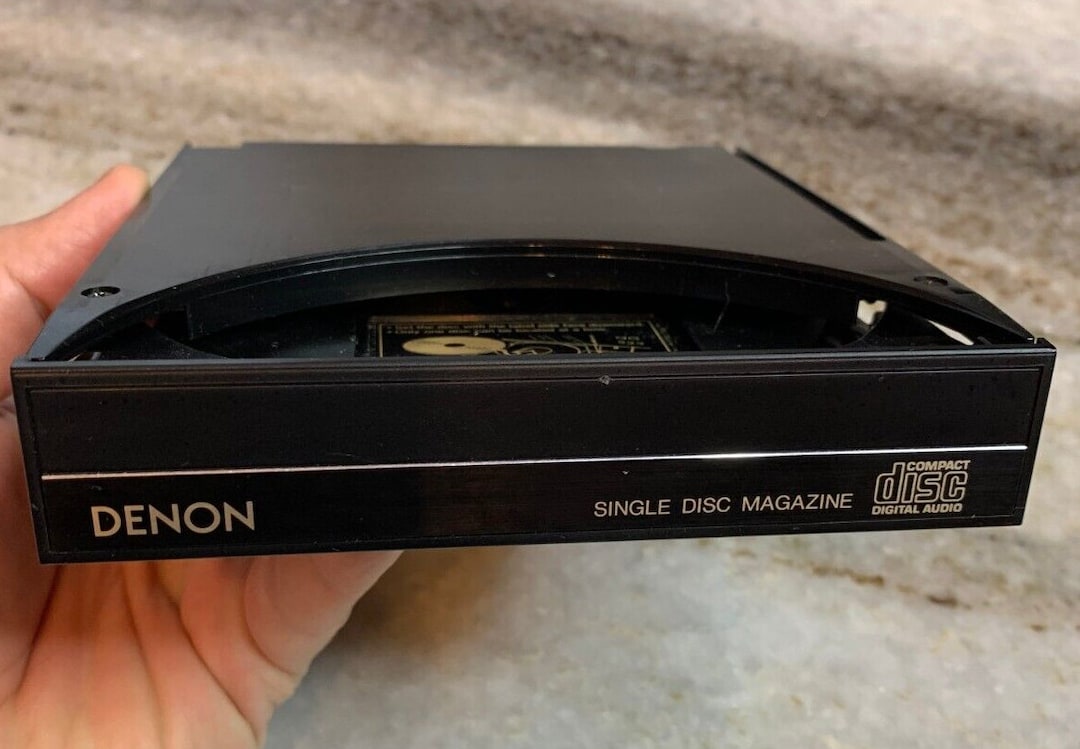 Vintage 1980s Denon Dcm-555 Single Cd/disc Tray/cartridge Oem/original ...