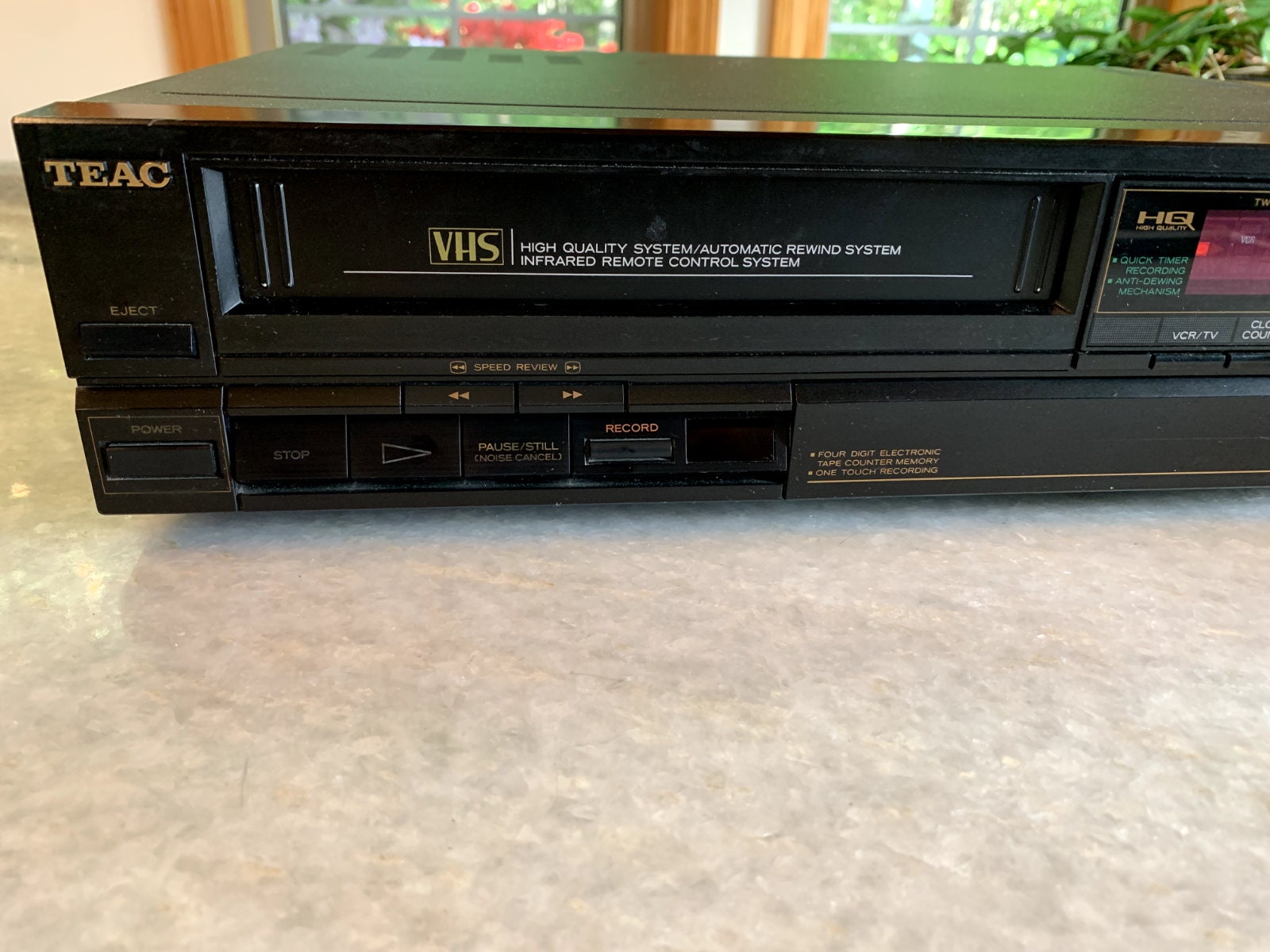 Vintage 1980s 80s '85 Teac (stereo Receiver Brand) Stackable Vhs Player ...