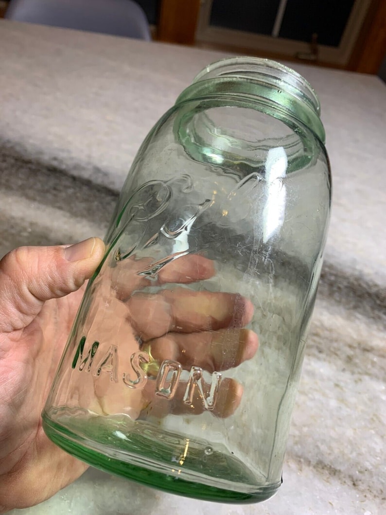 Rare Ball Mason Jar Misprint / Misprinted / Error " G " Bottom W/ Dots ...