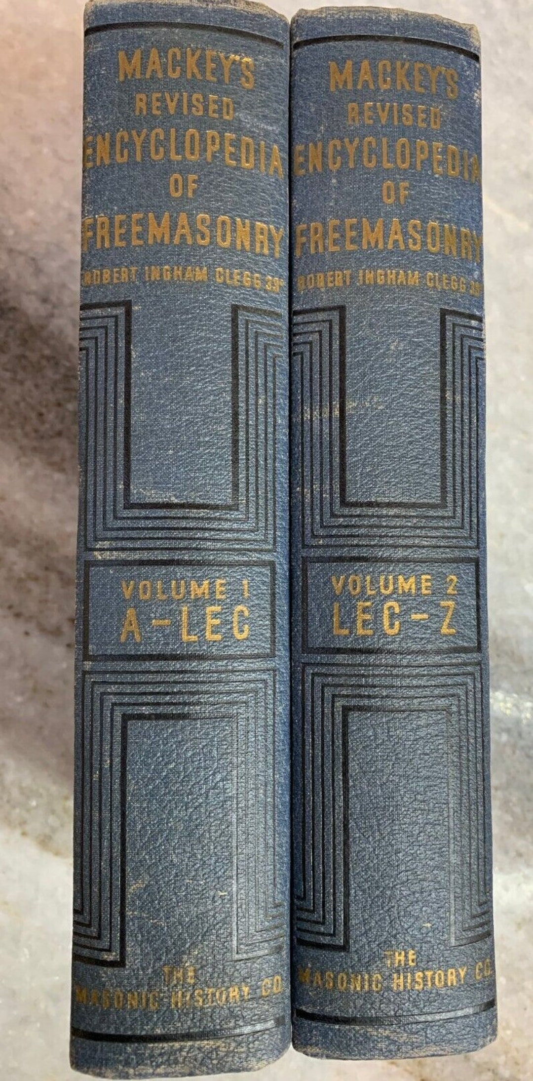 Rare: Mackey's Revised Encyclopedia of Freemasonry Vol 1 & 2 1929 ...