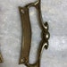 Antique Vintage Mid Century Modern Mcm Steel Metal Handle Handles Gold ...