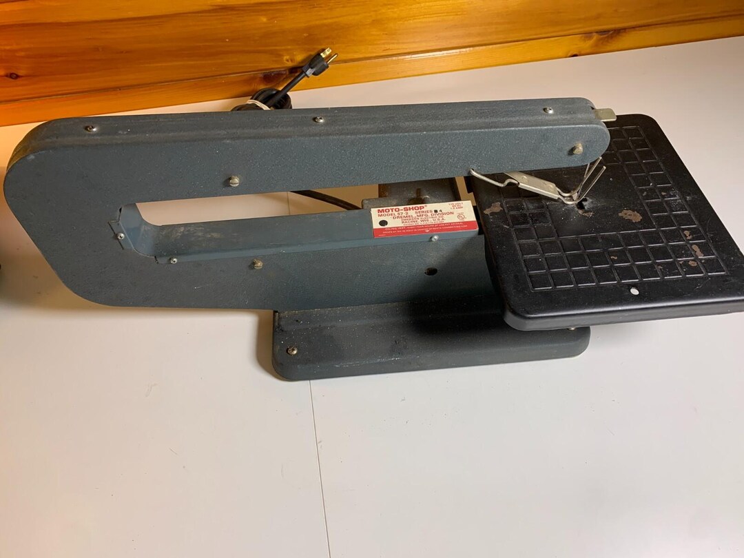 Vintage Dremel 57-2 Table Top Electric Scroll Band Saw Scroll-saw Jig ...