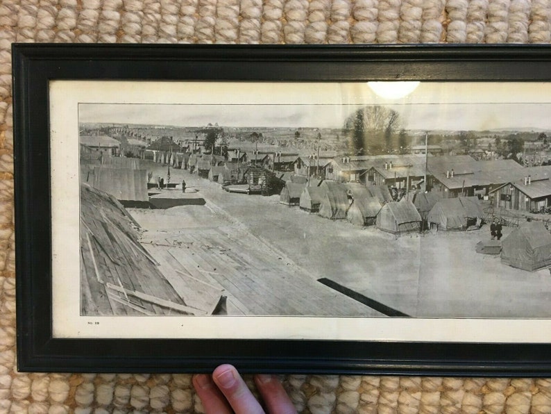Antique yardlong Print WWI Army Camp Wadsworth Spartanburg South ...