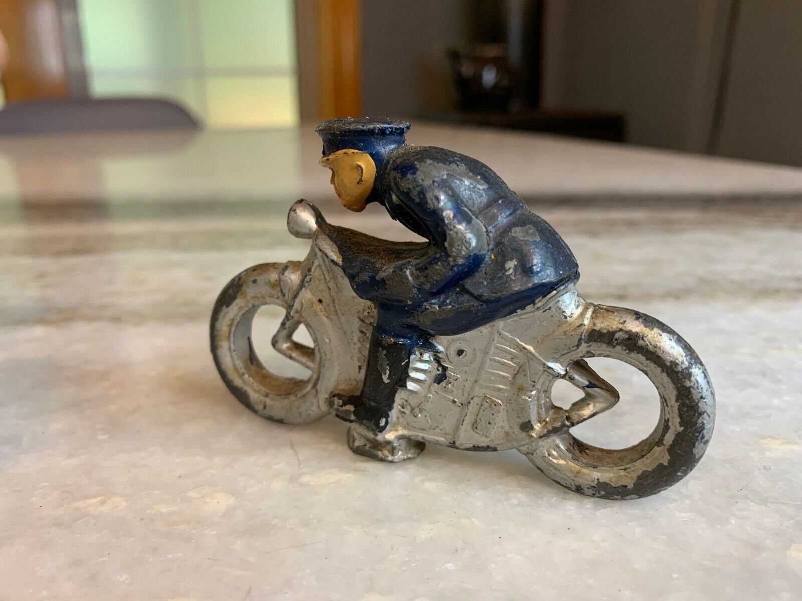 Antique Leaded Figure/figurine Bike/motorcycle Macabre - Etsy