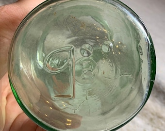 Ball #4 Rare Offset Labeling on Blue Mason Canning Jar Quart - Etsy