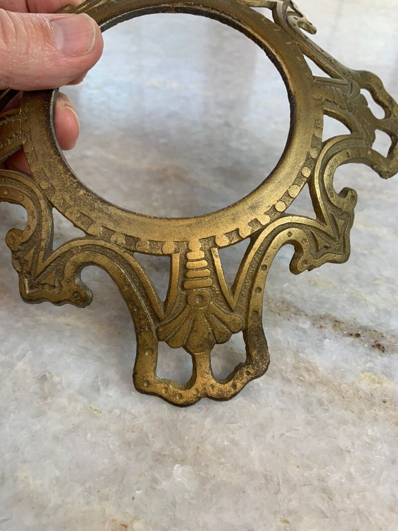 Massive 8, Antique, Crystal Ball W/ornate Floral, Victorian, Finely ...