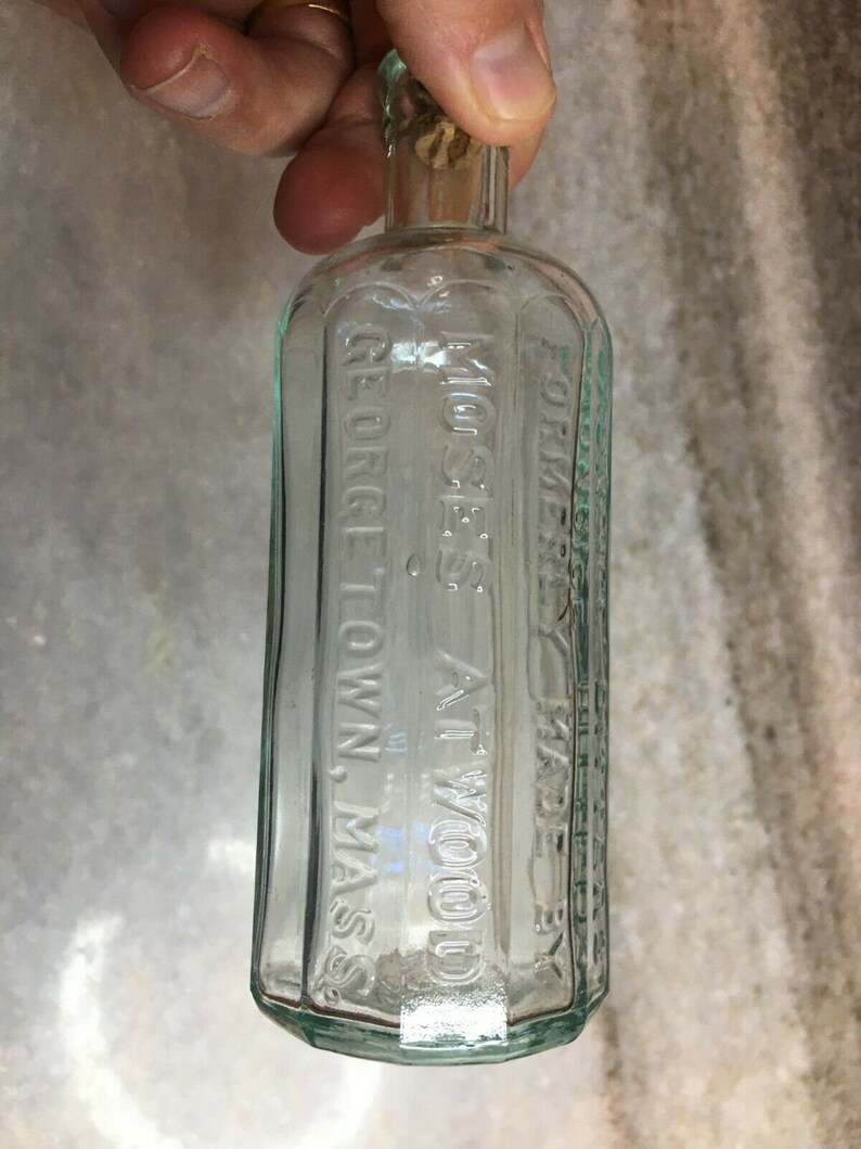 Excellent Cond Antique Bottle Atwood's Jaundice Bitters Georgetown Massachusetts - Etsy