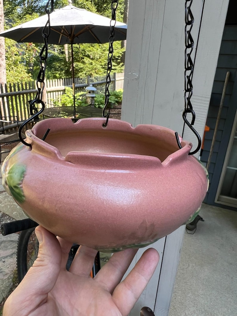 Replacement Chain : Roseville Hanging Pot Pots Planter Planters 3 Three ...