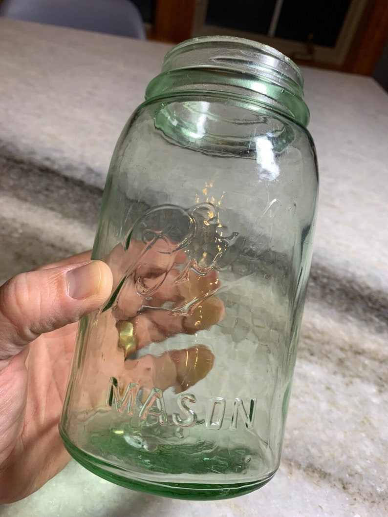 Rare Ball Mason Jar Misprint / Misprinted / Error " G " Bottom W/ Dots ...