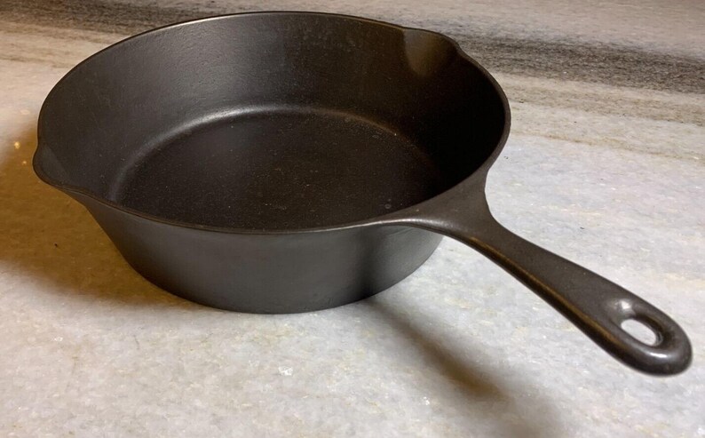 Rare Antique Deep Fryer Frying Pot Pan Cast Iron Restored Smooth ...