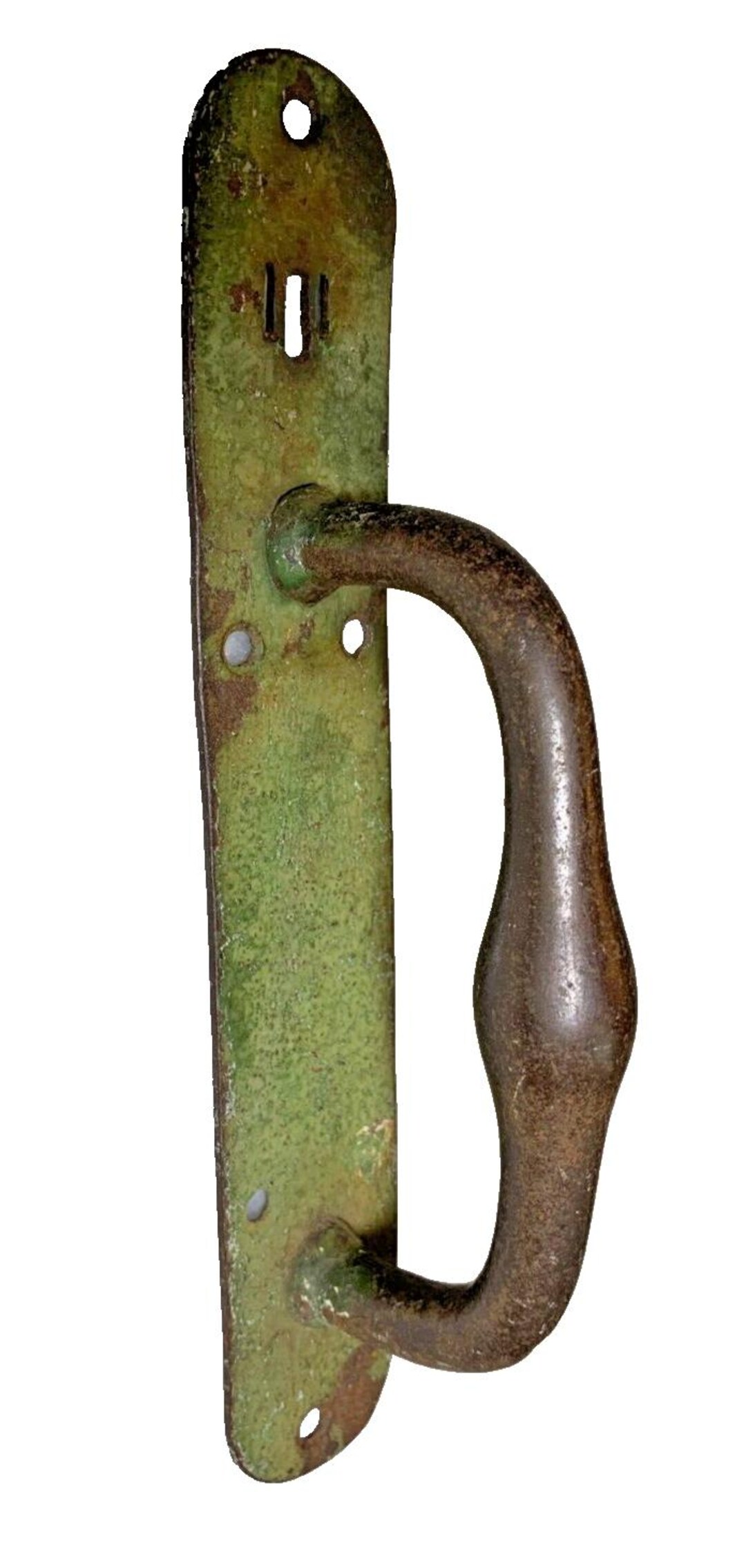 Large Antique Metal Steel Dummy Door Handle Pull Heavy Duty Industrial ...