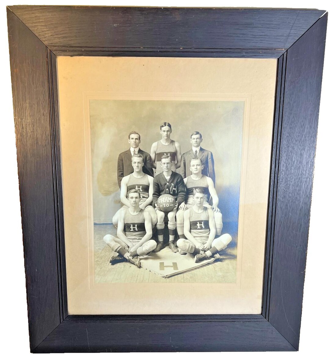 Antique Early 1910 College University Basketball Championship ...