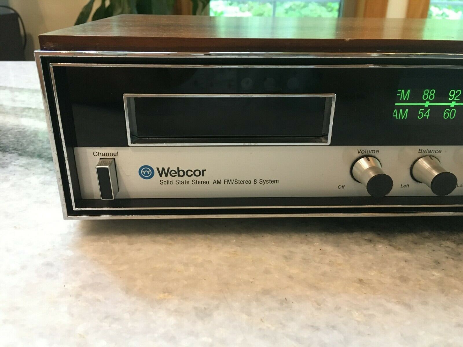 Vintage Made in Japan Webcor 350 8-track eight Am/fm Stereo Receiver W ...