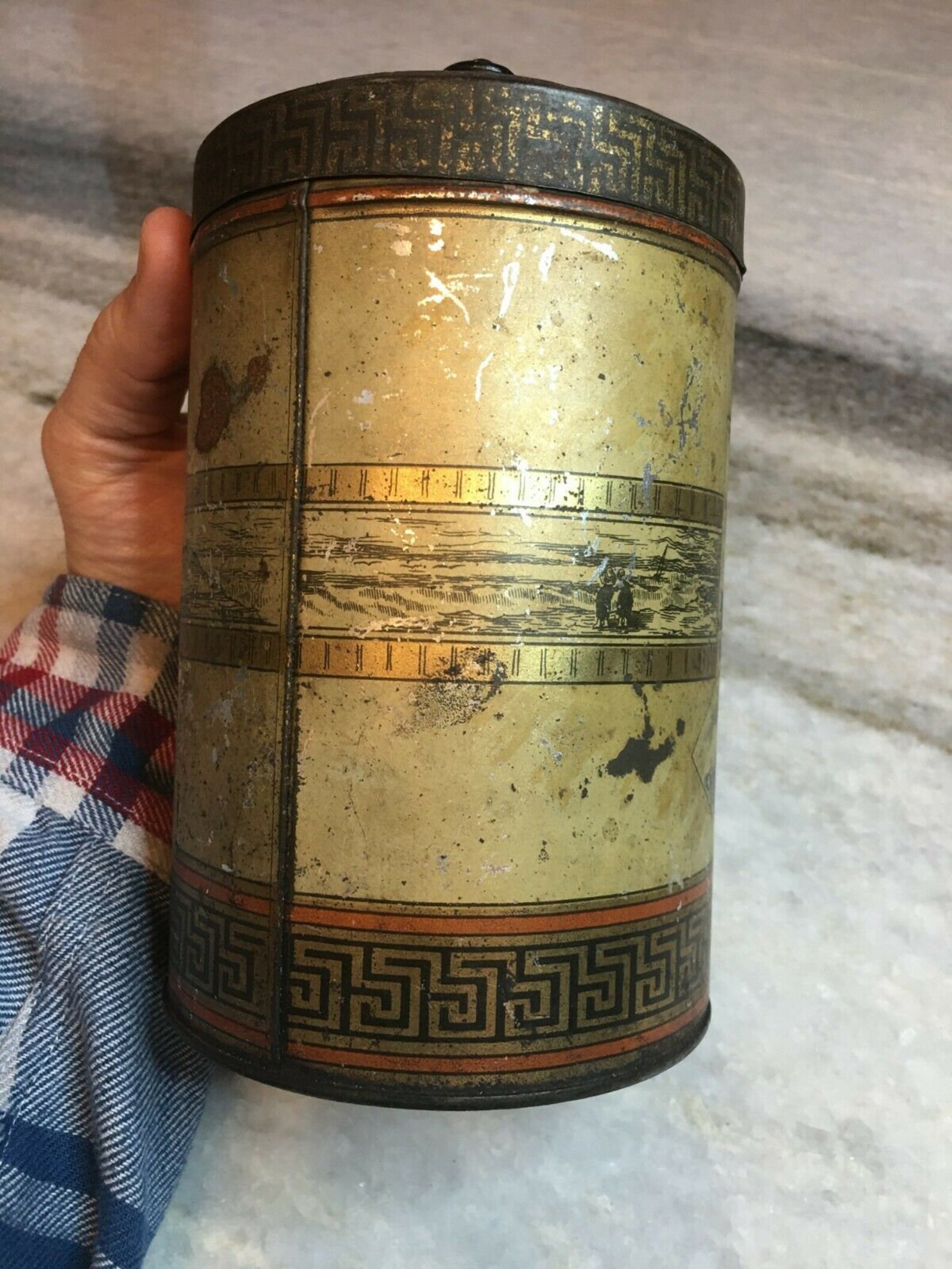 Antique Victorian 1890s Coffee Tin/jar/canister Boston - Etsy